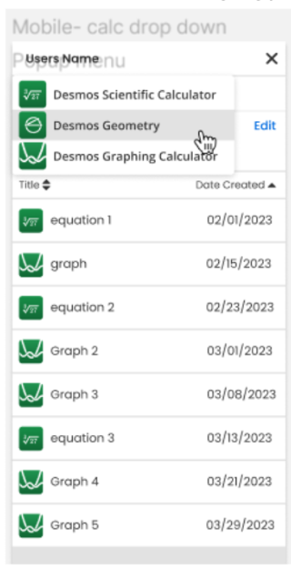 Use Desmos Tools for Math